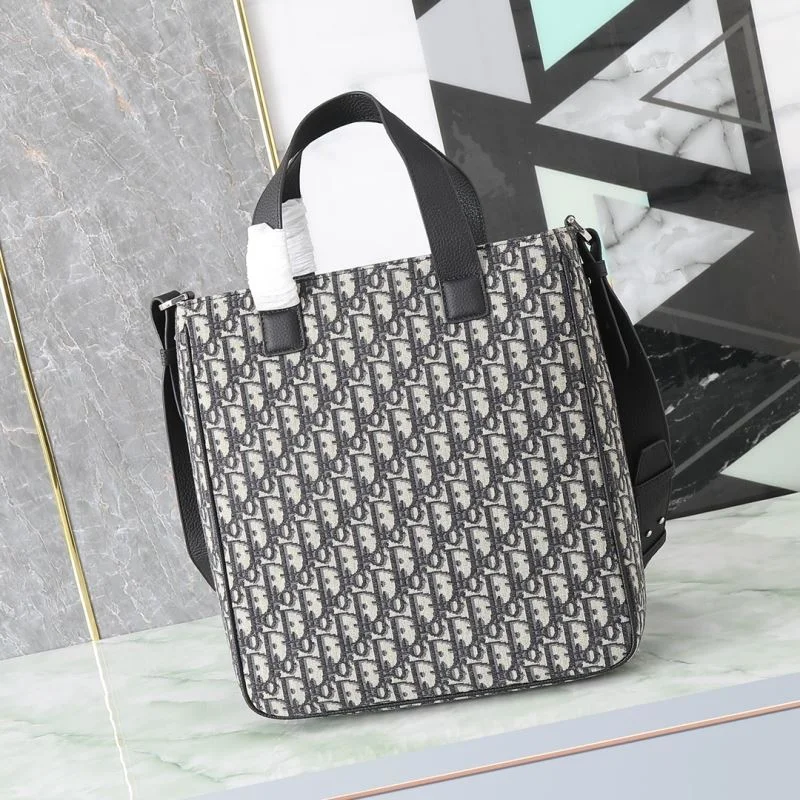 Brand-authenticated Mens Christian Dior Briefcases