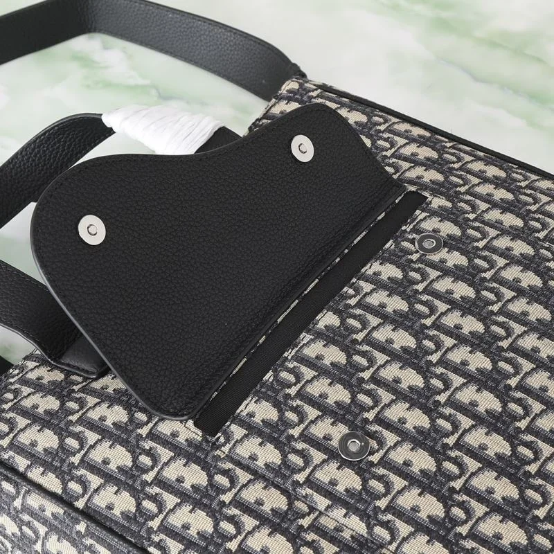 Brand-authenticated Mens Christian Dior Briefcases