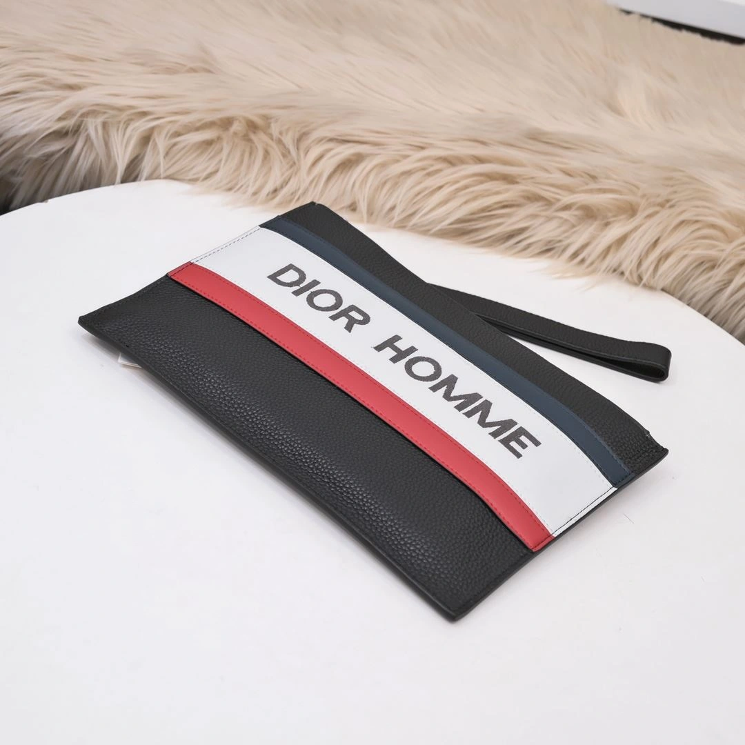 Brand-authenticated Mens Christian Dior Clutch Bags