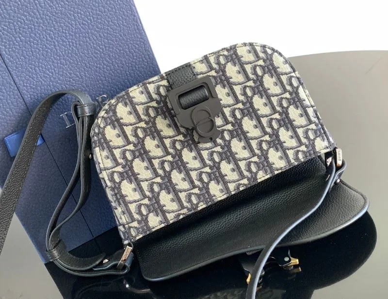 Brand-authenticated Mens Christian Dior Satchel Bags