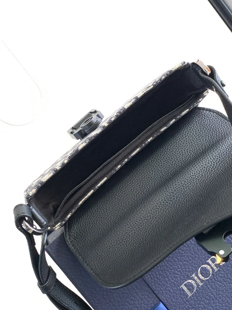 Brand-authenticated Mens Christian Dior Satchel Bags