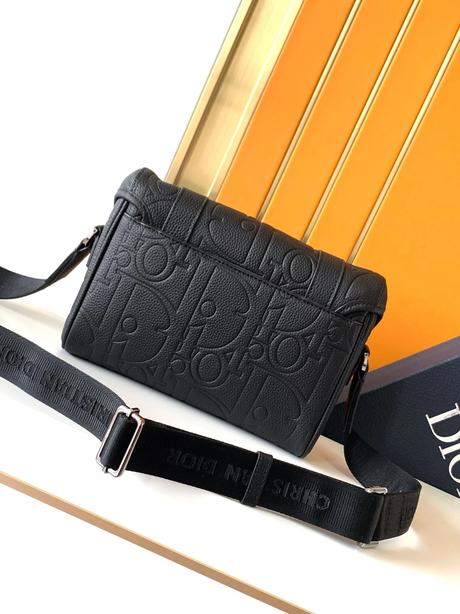 Brand-authenticated Mens Christian Dior Satchel Bags