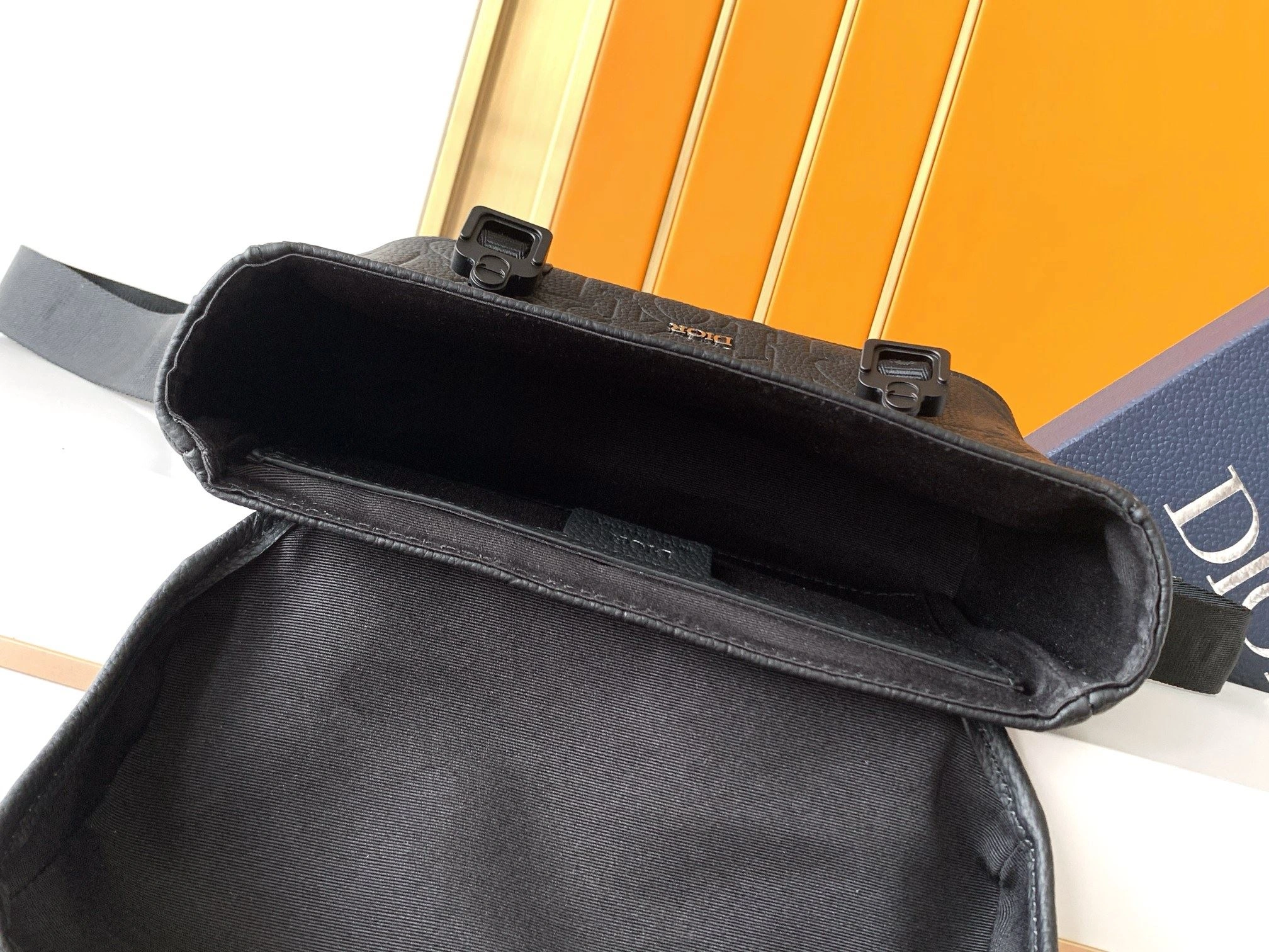 Brand-authenticated Mens Christian Dior Satchel Bags