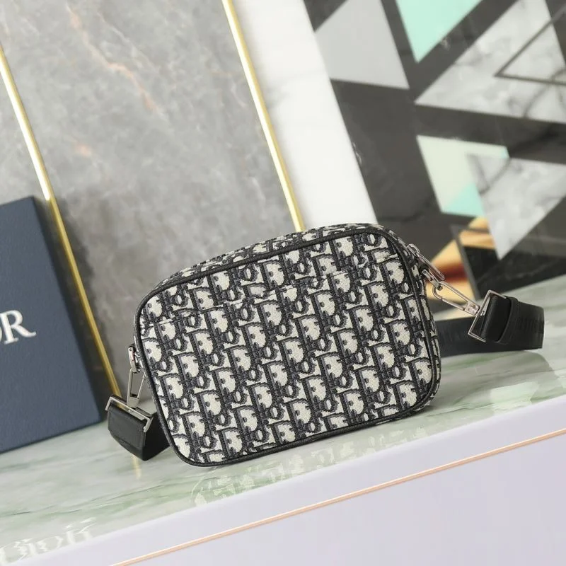 Brand-authenticated Mens Christian Dior Satchel Bags
