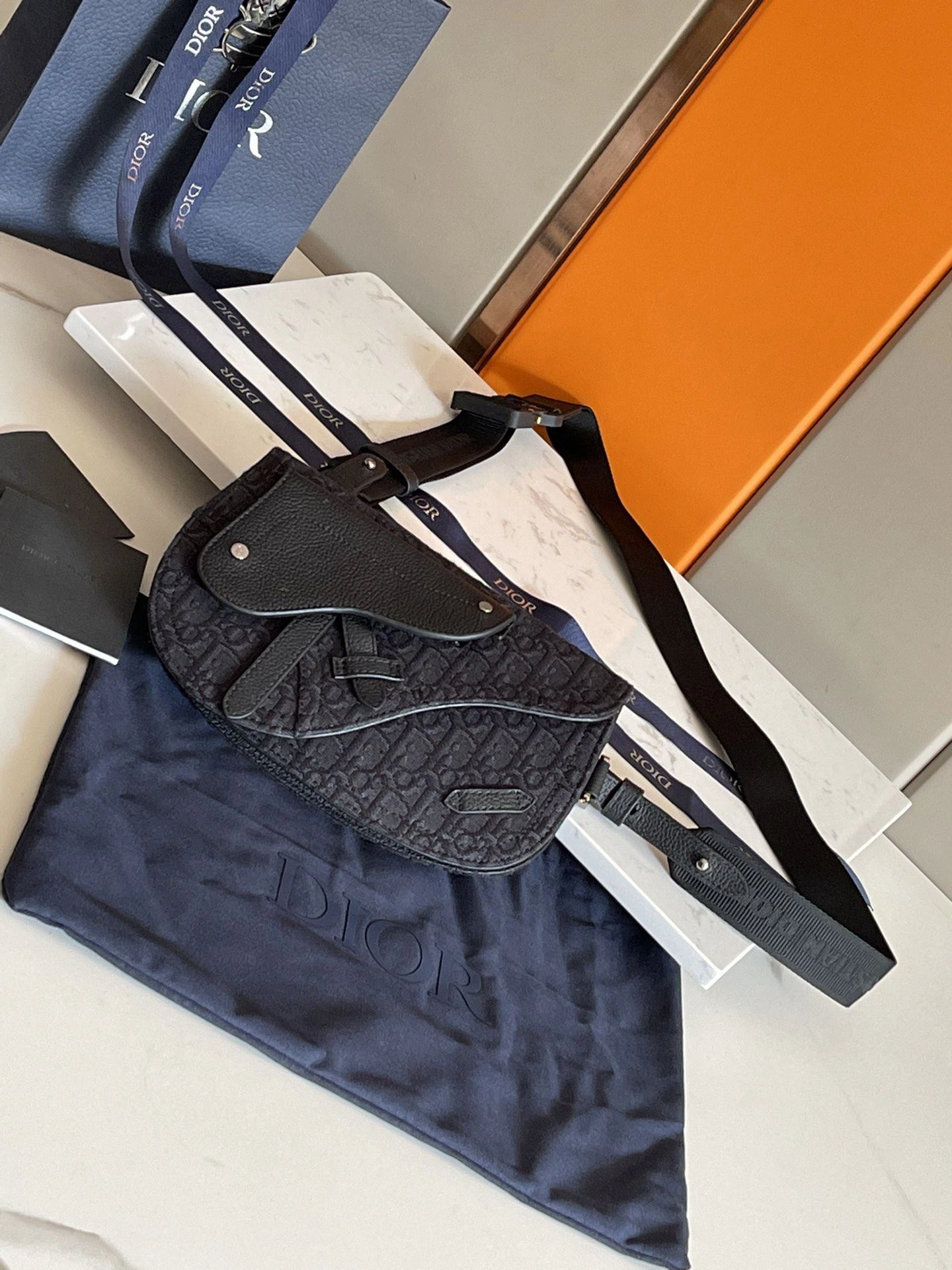 Mens Christian Dior Waist Chest Packs