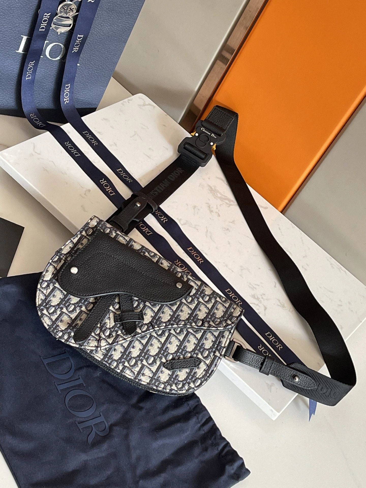 Mens Christian Dior Waist Chest Packs