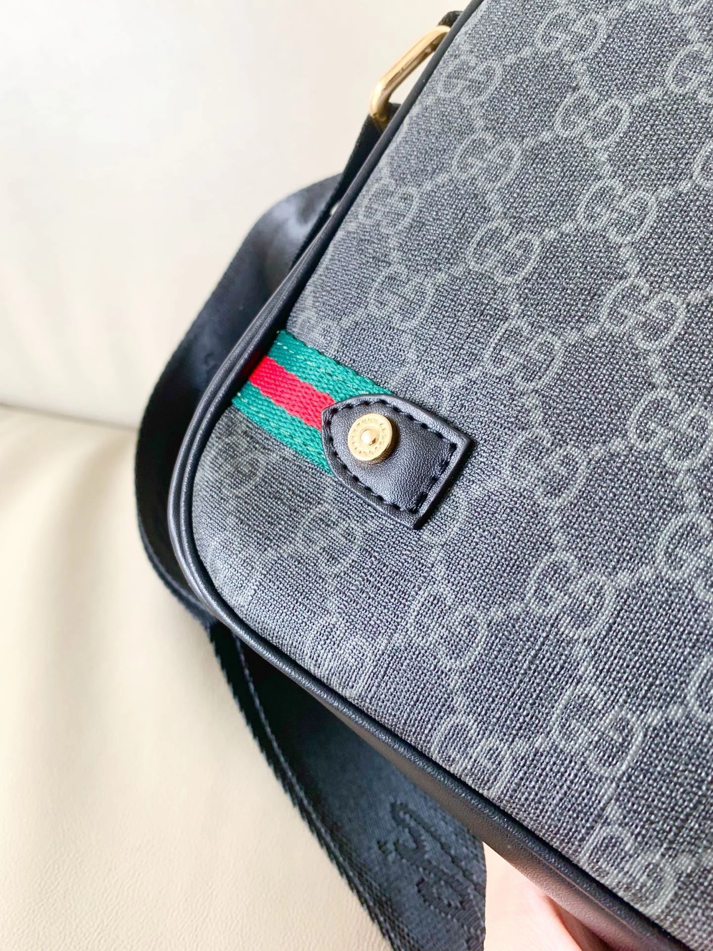 Brand-authenticated Mens Gucci Satchel Bags