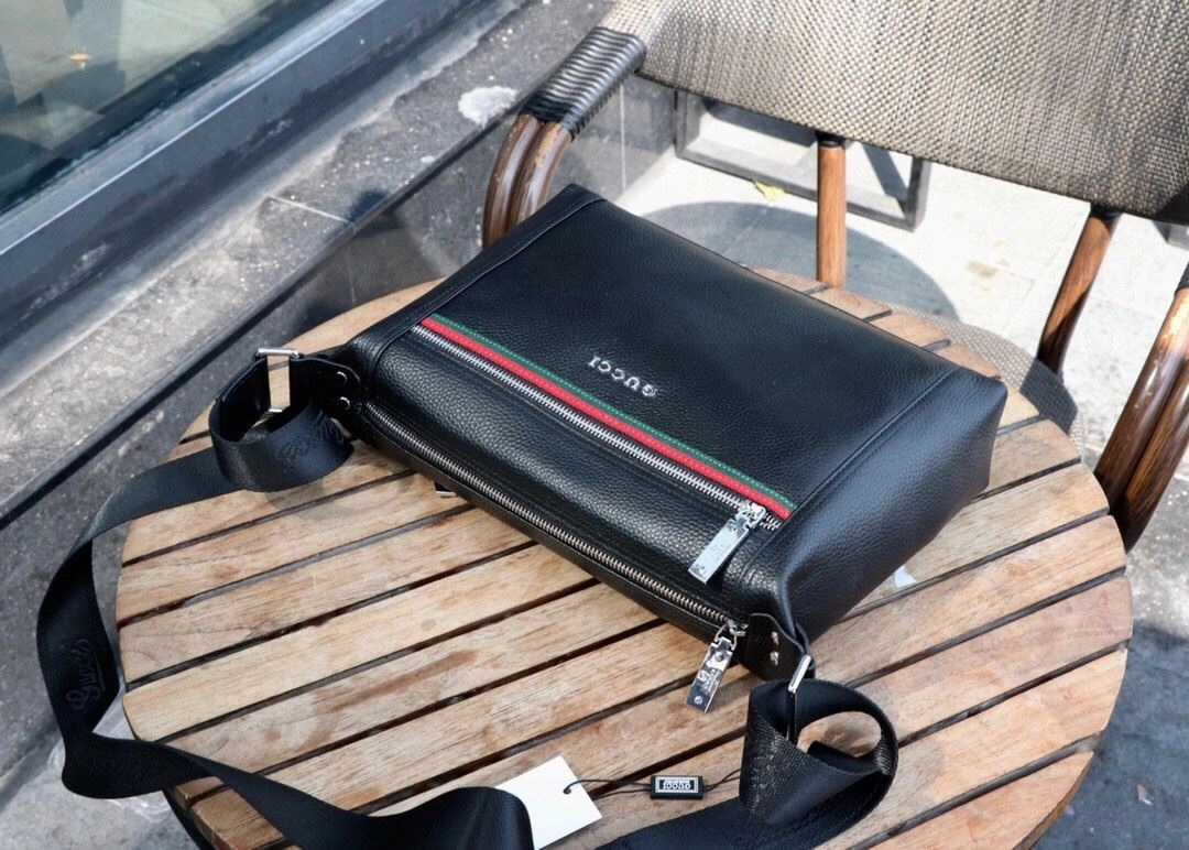 Brand-authenticated Mens Gucci Satchel Bags