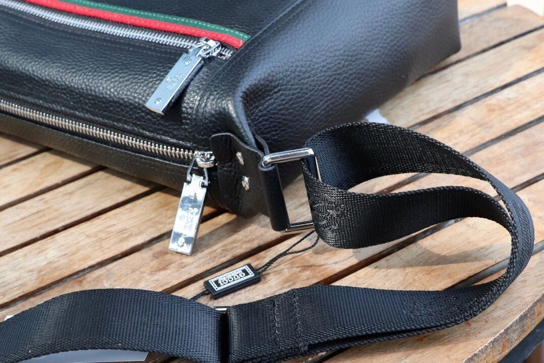 Brand-authenticated Mens Gucci Satchel Bags