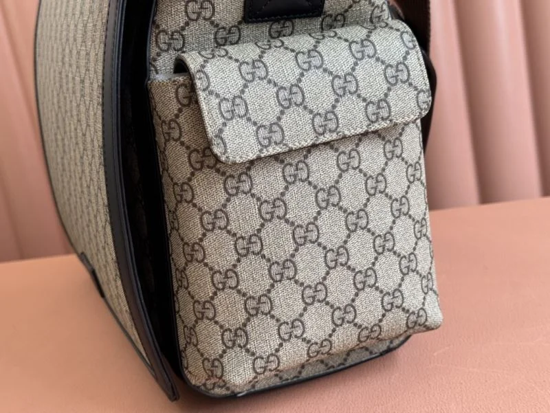Brand-authenticated Mens Gucci Satchel Bags