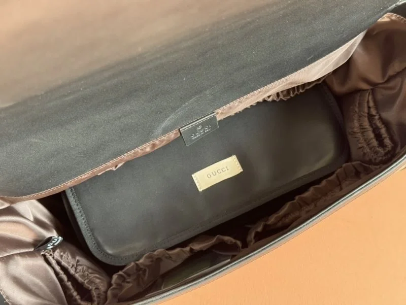 Brand-authenticated Mens Gucci Satchel Bags