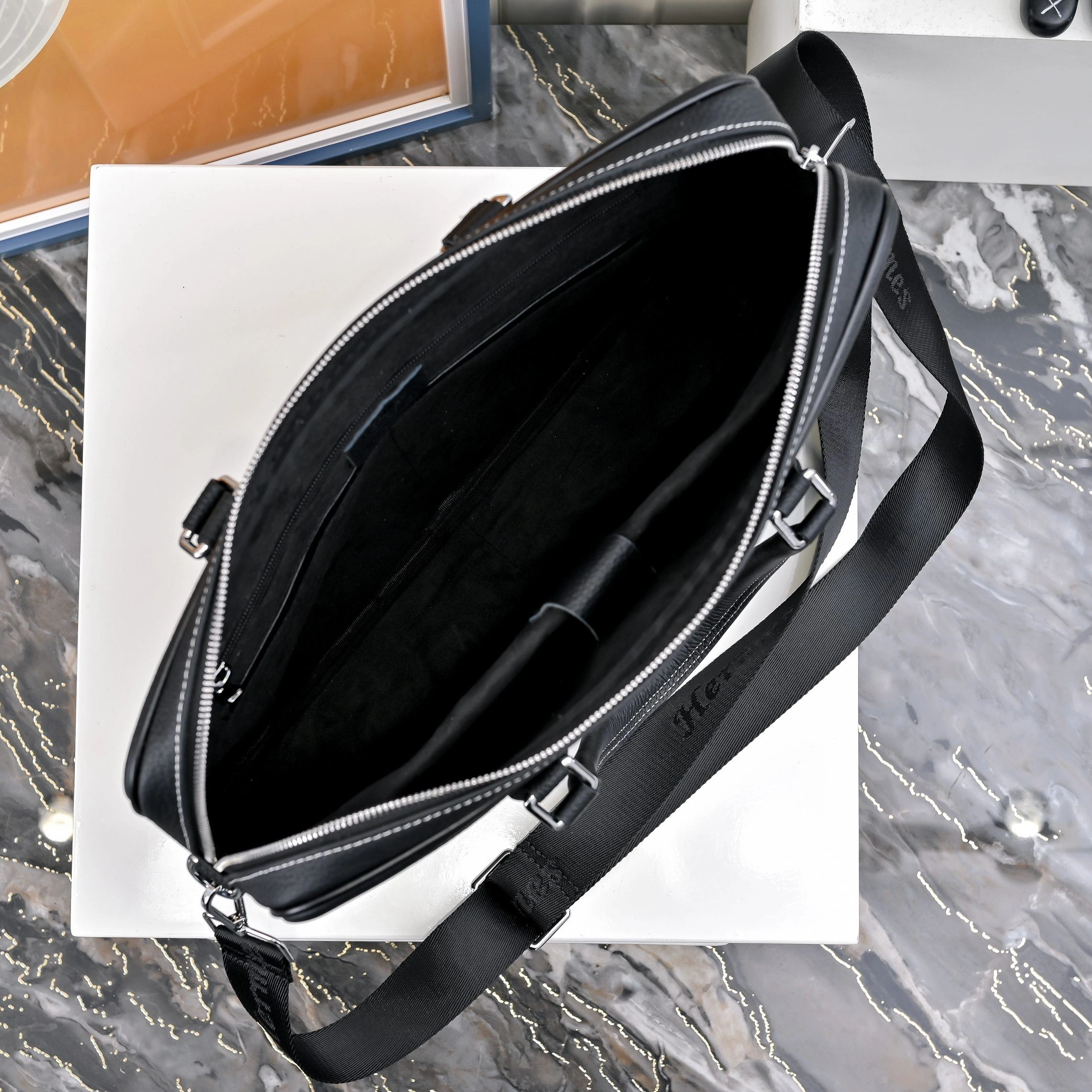 Exact replica Mens Hermes Briefcases