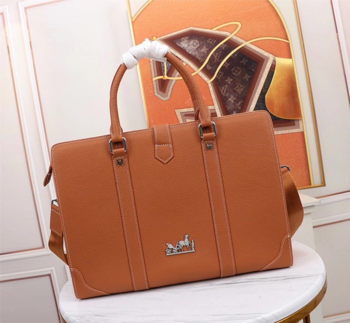 Top mirror Mens Hermes Briefcases