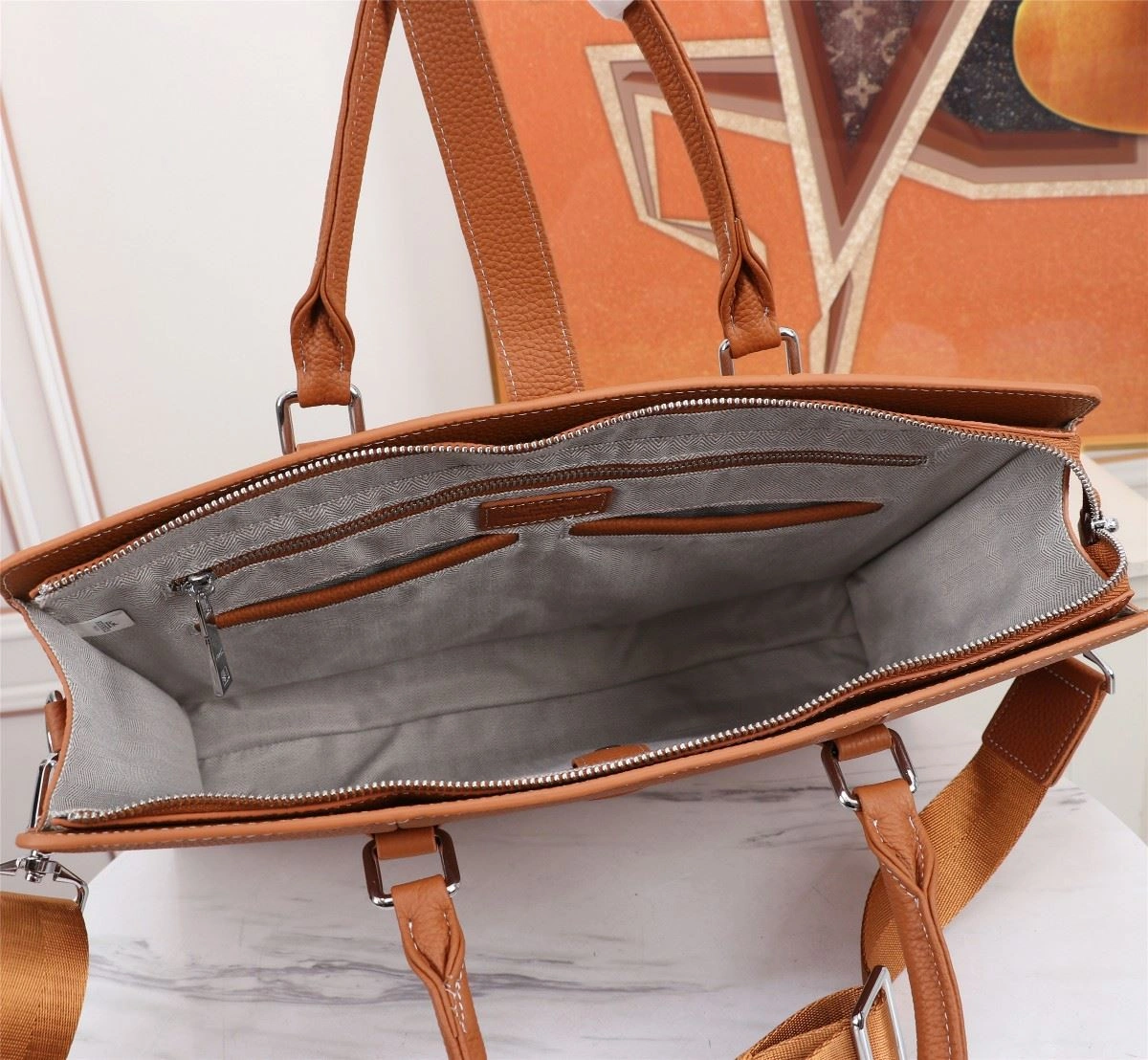 Top mirror Mens Hermes Briefcases