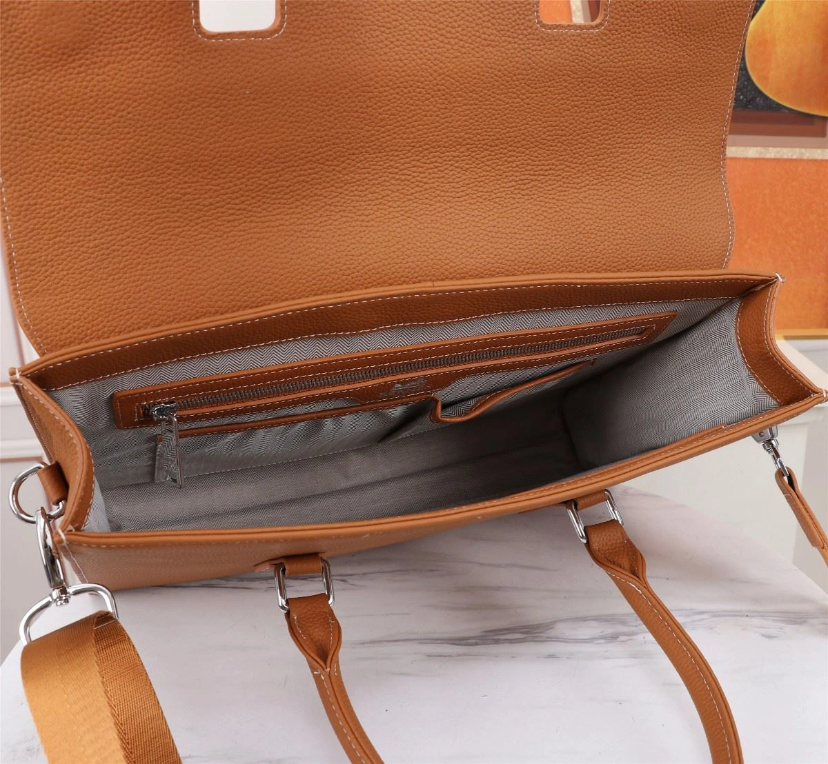 Exact replica Mens Hermes Briefcases