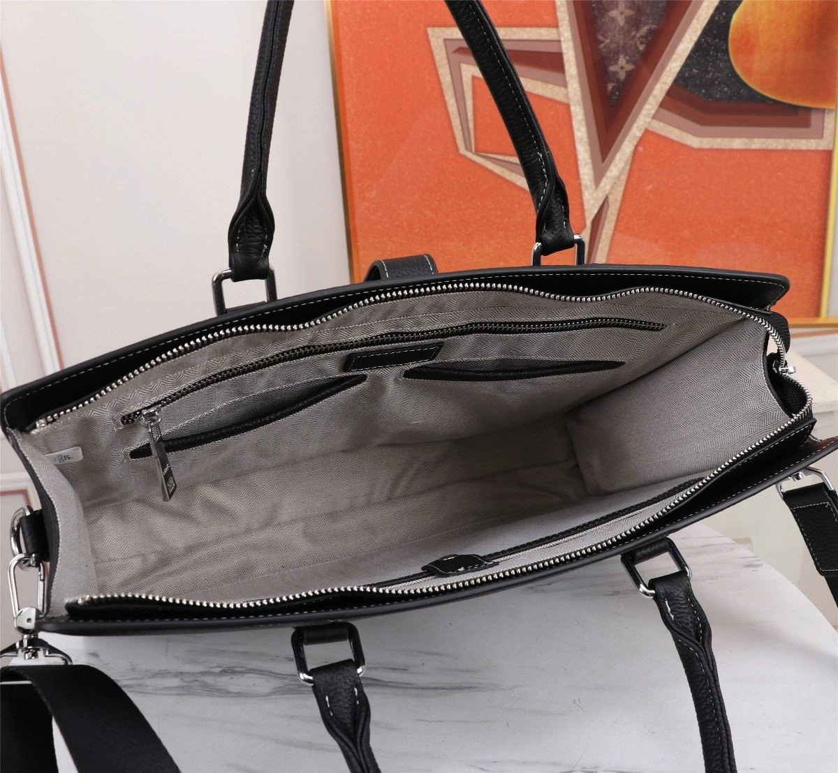 1:1 copy Mens Hermes Briefcases