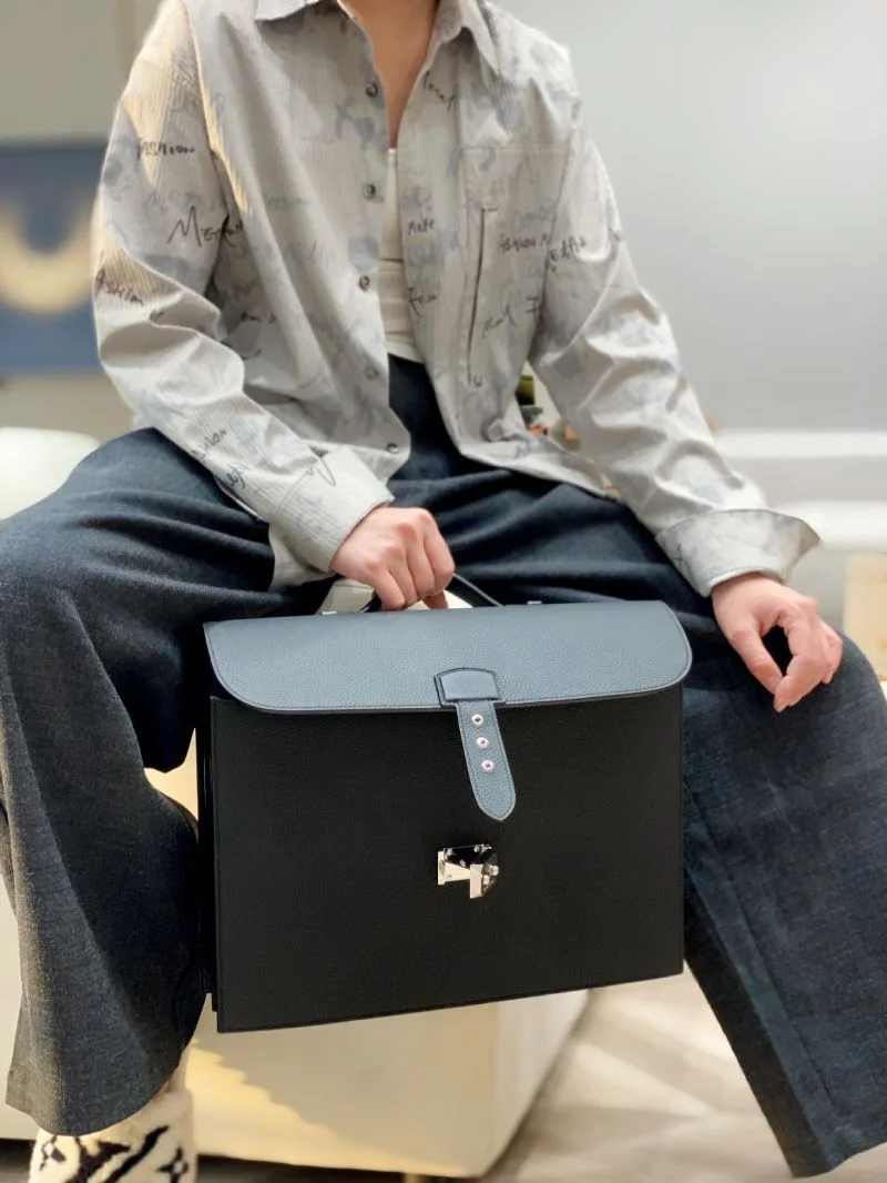 Precise copy Mens Hermes Briefcases