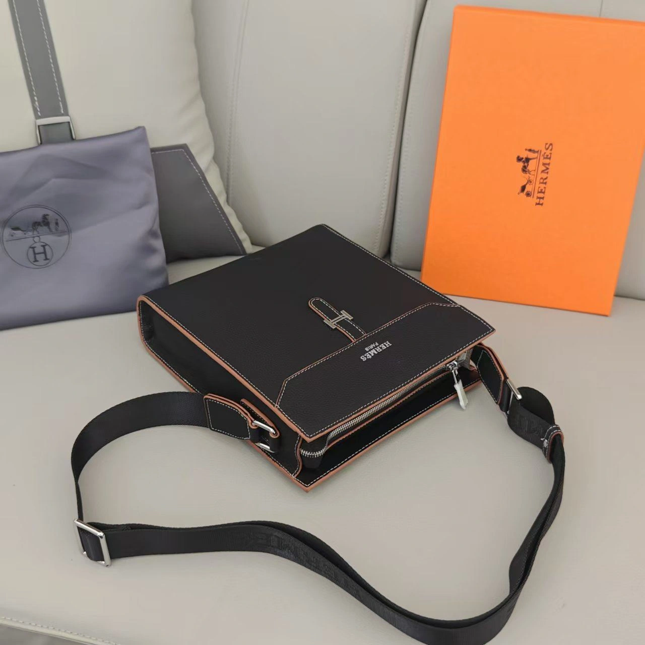 Mirror quality Mens Hermes Satchel Bags