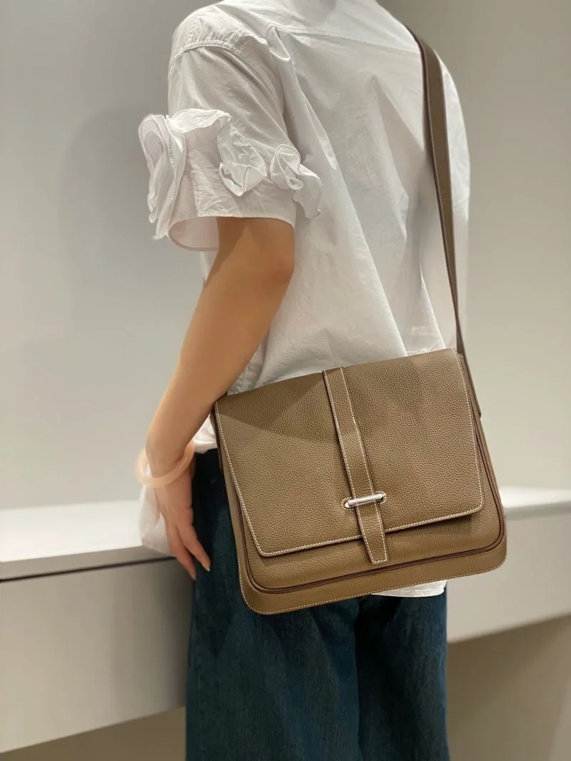 Precise copy Mens Hermes Satchel Bags