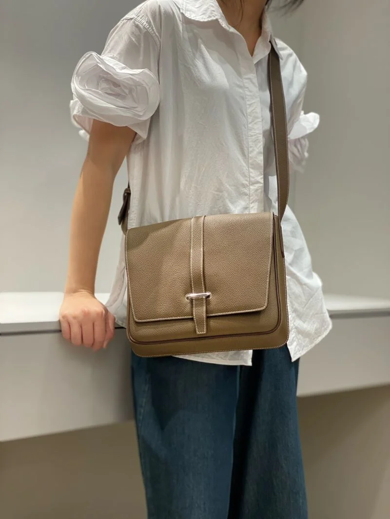 Precise copy Mens Hermes Satchel Bags