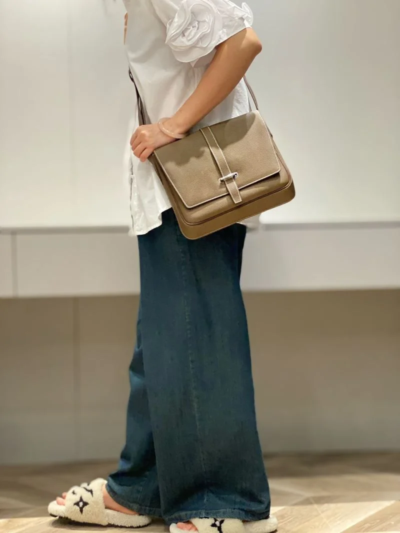 Precise copy Mens Hermes Satchel Bags