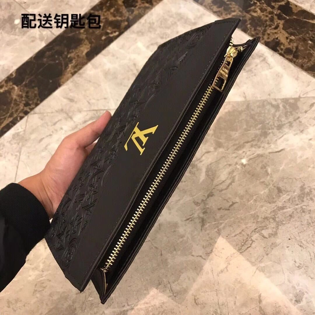 Brand-authenticated Mens Louis Vuitton Clutch Bags