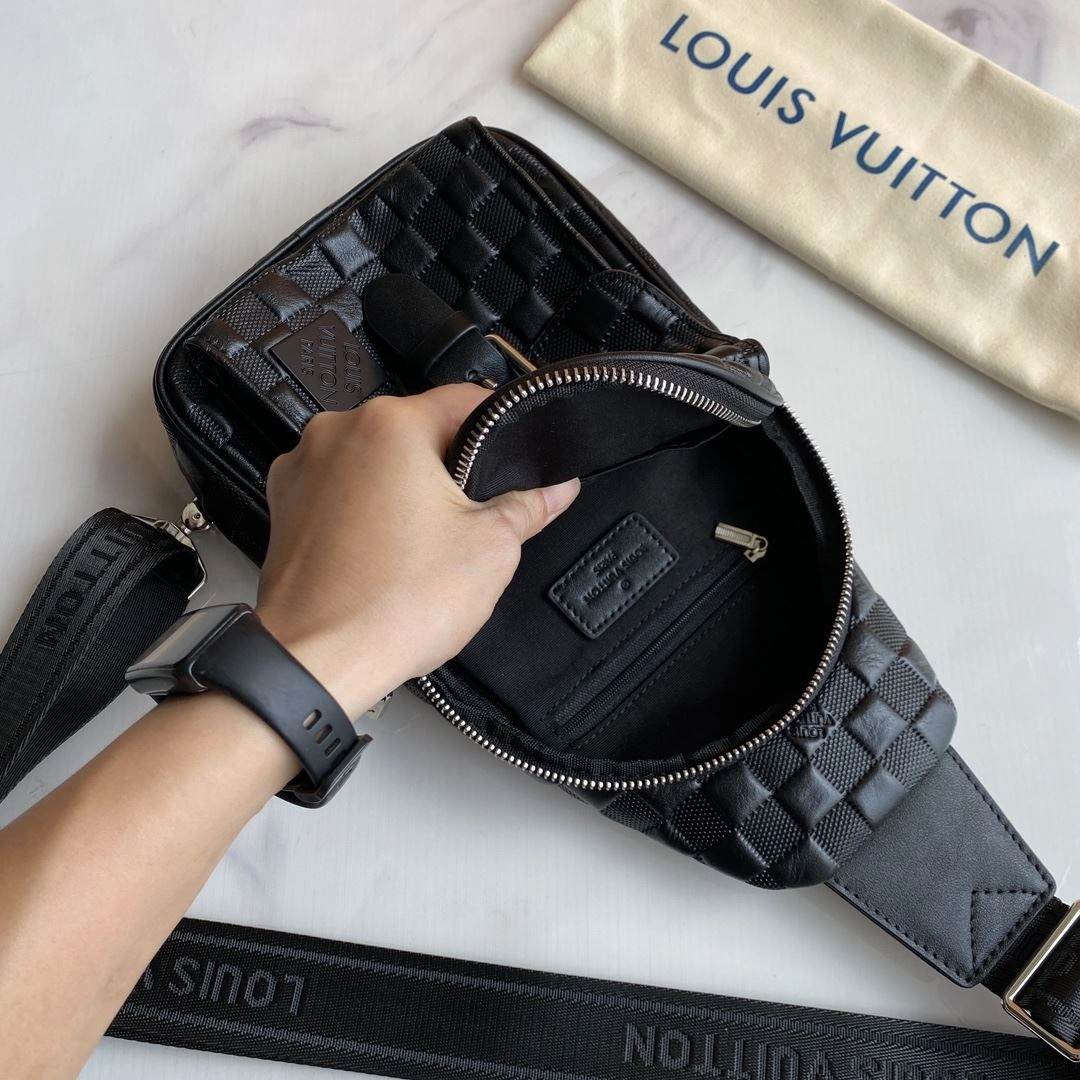 Real Mens Louis Vuitton Waist Chest Packs