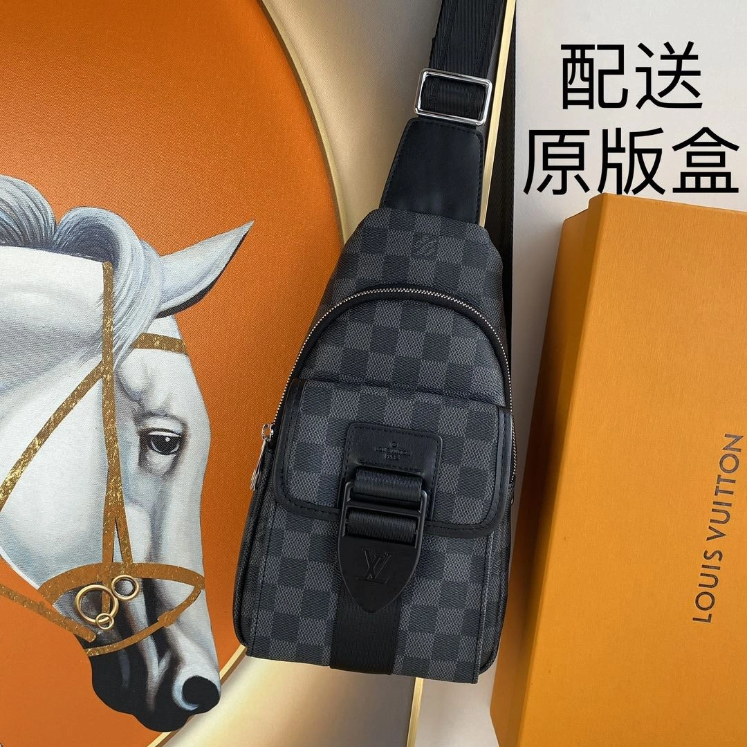 Mirror quality Mens Louis Vuitton Waist Chest Packs