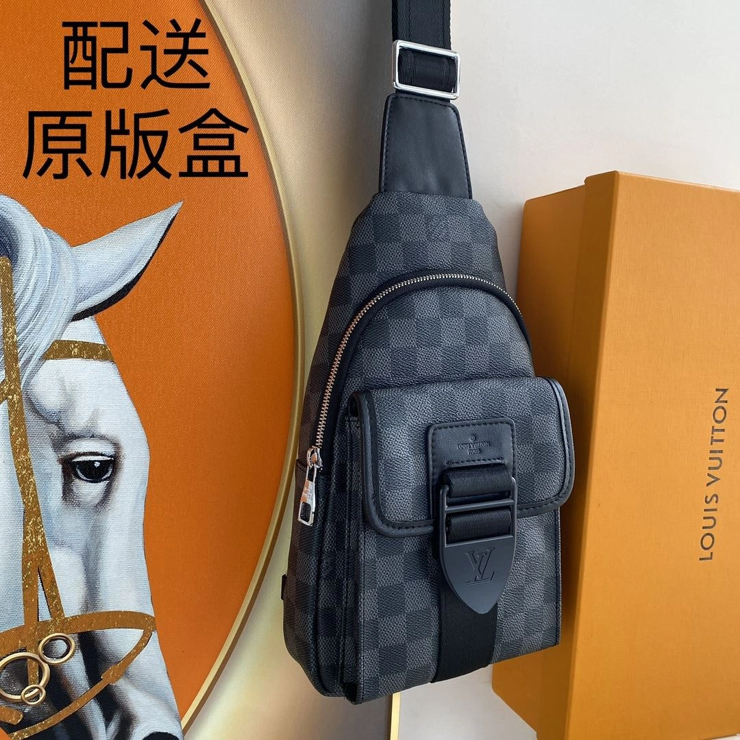Mirror quality Mens Louis Vuitton Waist Chest Packs