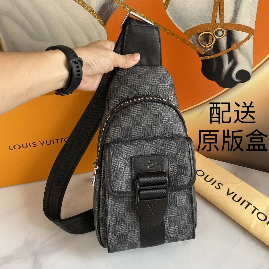 Mirror quality Mens Louis Vuitton Waist Chest Packs