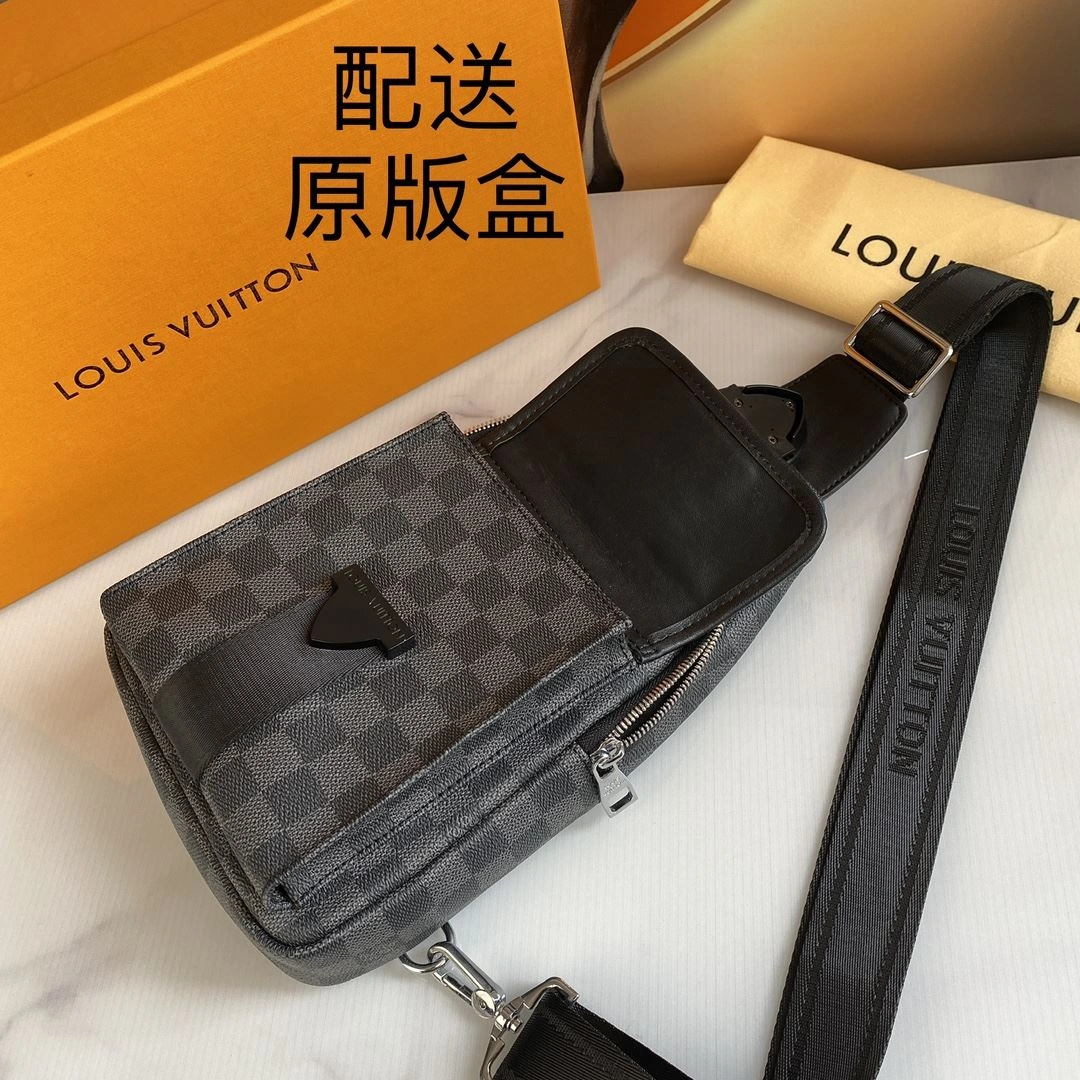 Mirror quality Mens Louis Vuitton Waist Chest Packs