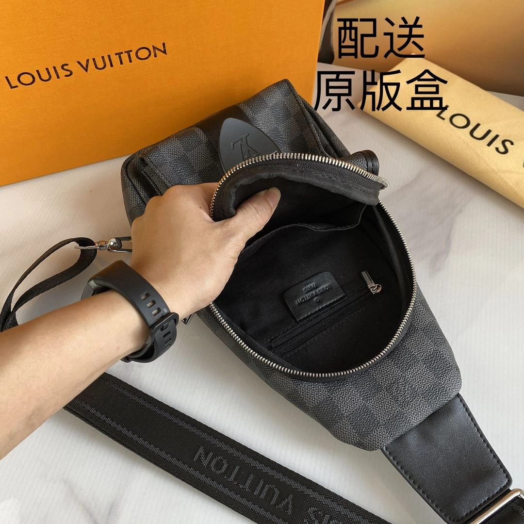 Mirror quality Mens Louis Vuitton Waist Chest Packs