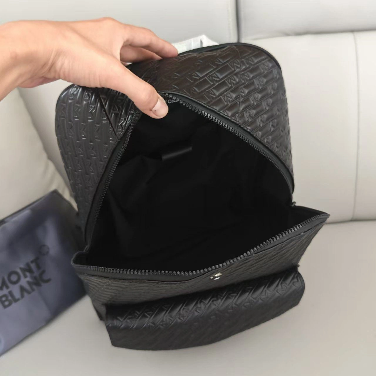 Brand-authenticated Mens Montblanc Backpacks