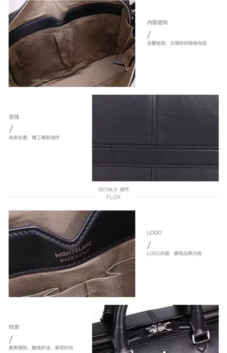 High accuracy Mens Montblanc Briefcases
