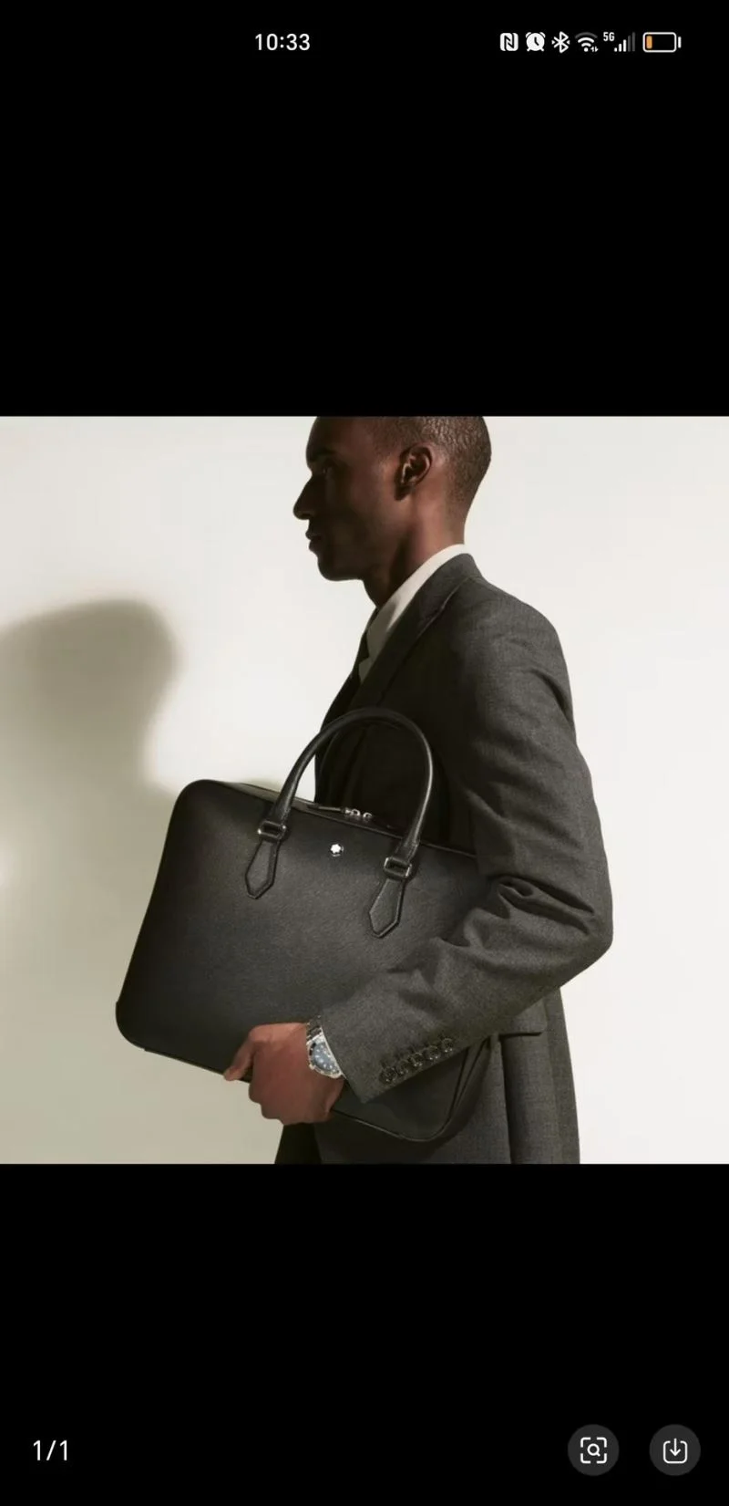 Brand-authenticated Mens Montblanc Briefcases