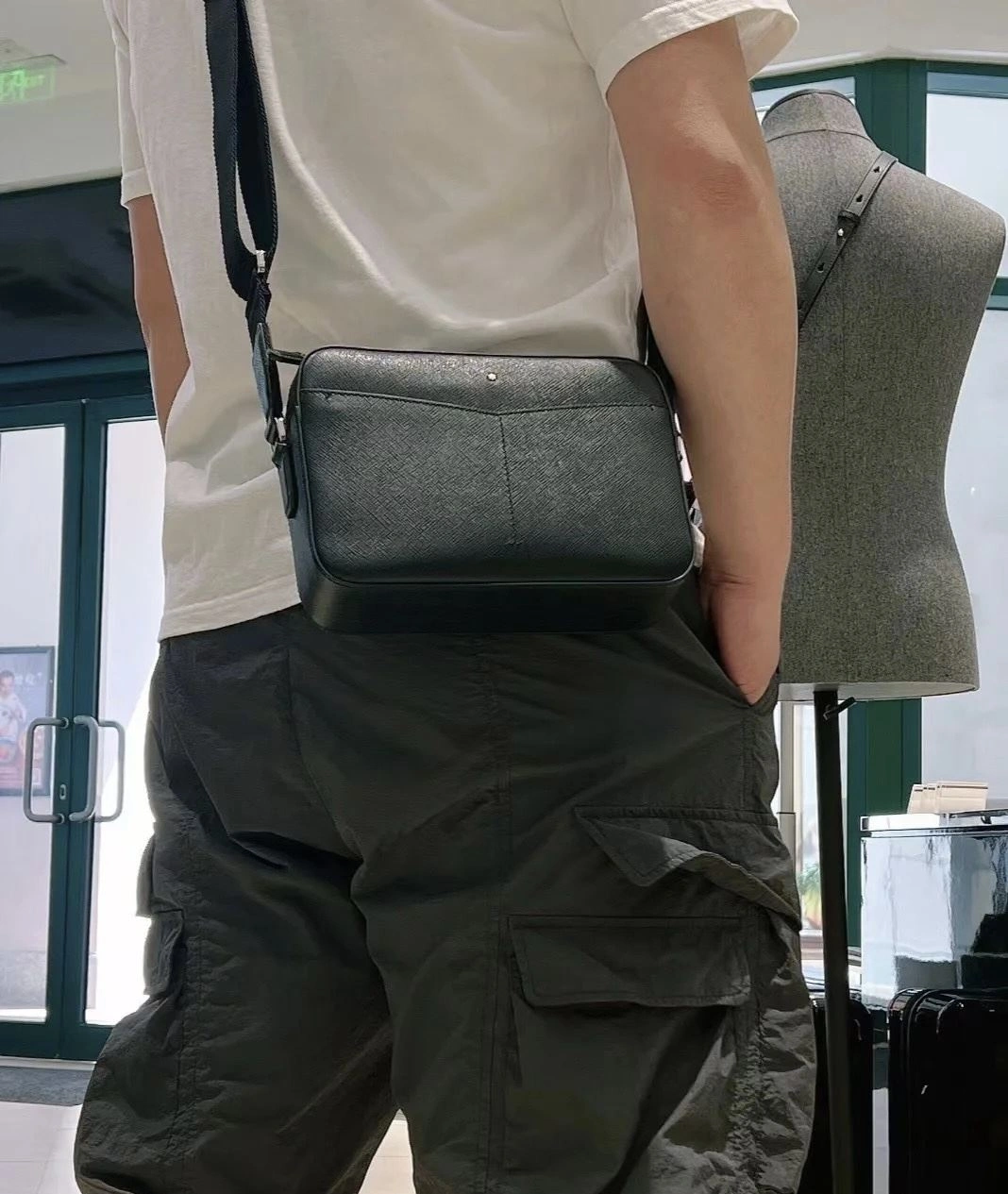 Original Mens Montblanc Satchel Bags