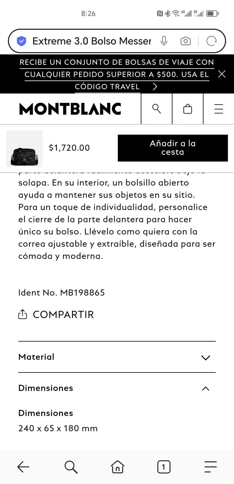 Official Mens Montblanc Satchel Bags