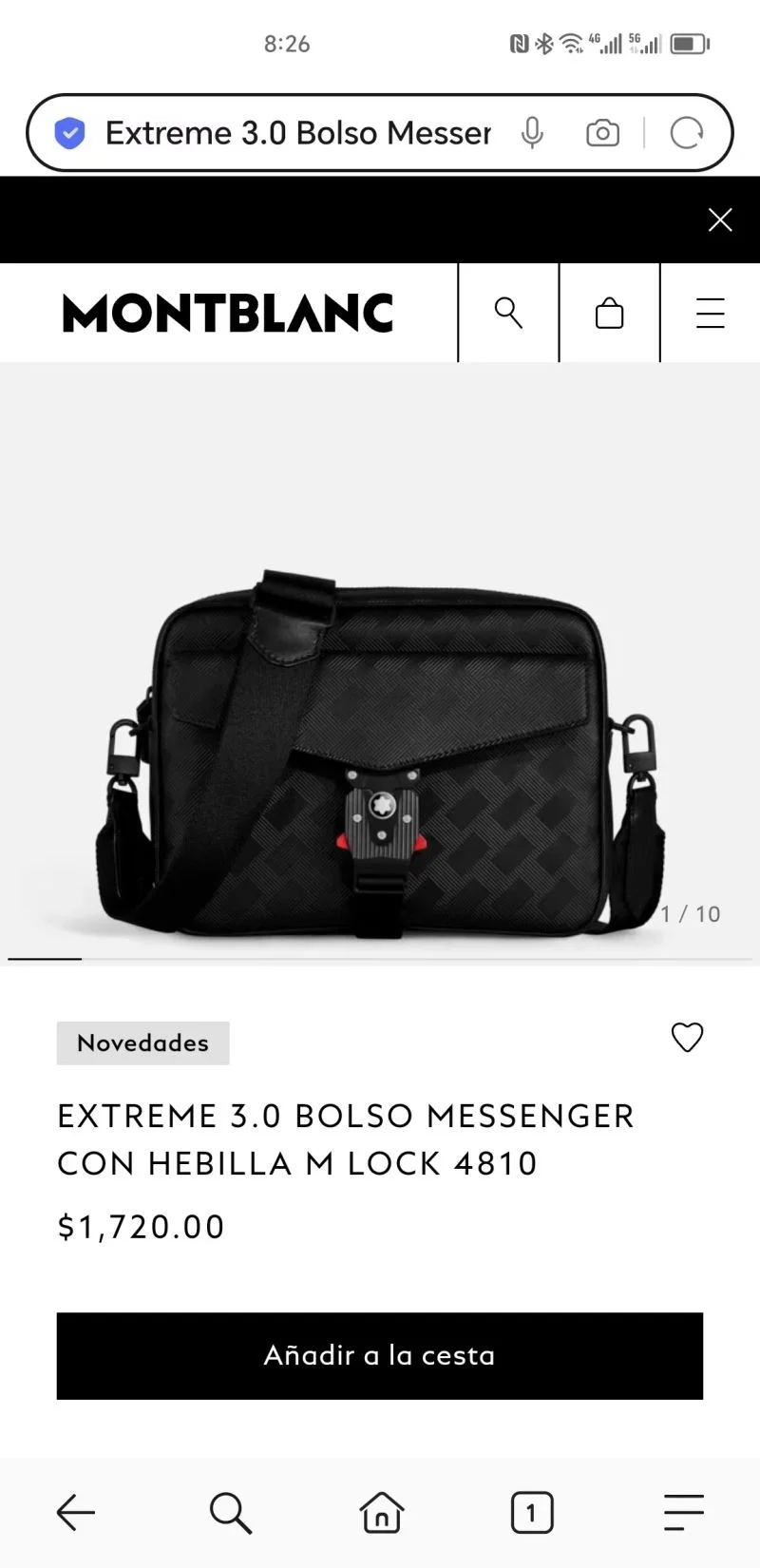 Official Mens Montblanc Satchel Bags