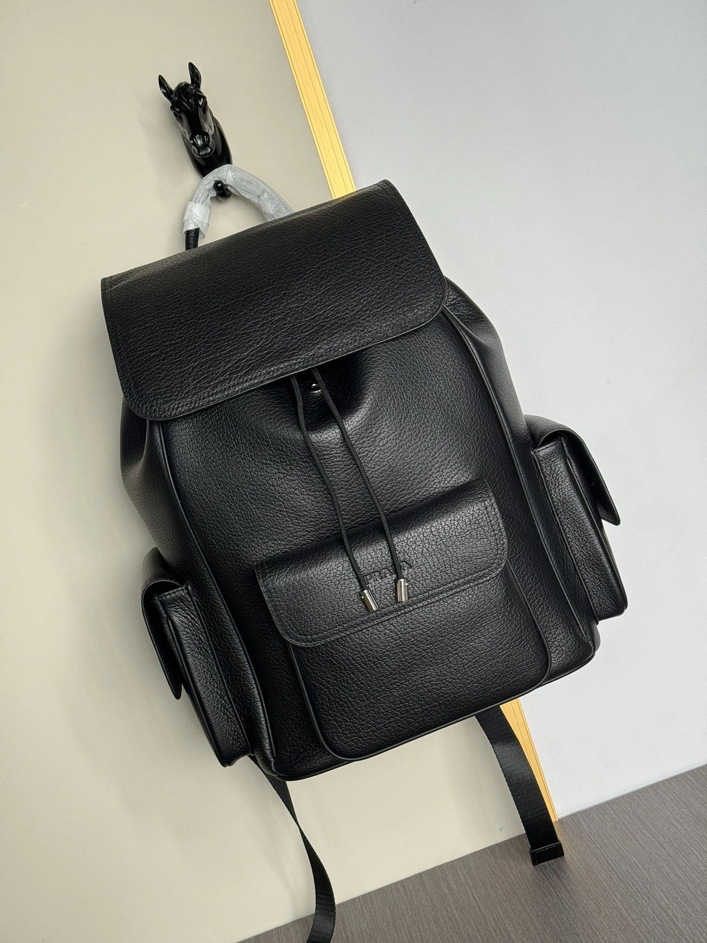 Brand-authenticated Mens Prada Backpacks