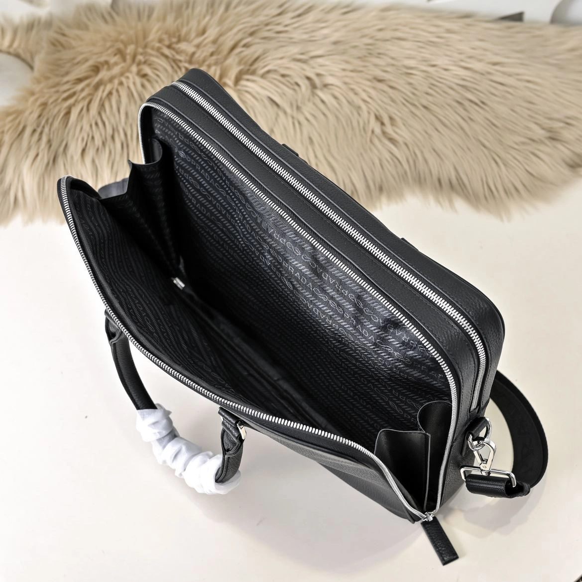 Top mirror Mens Prada Briefcases