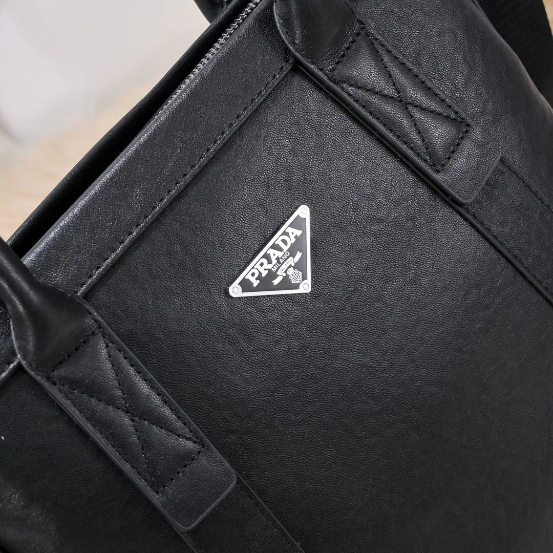 Brand-authenticated Mens Prada Briefcases