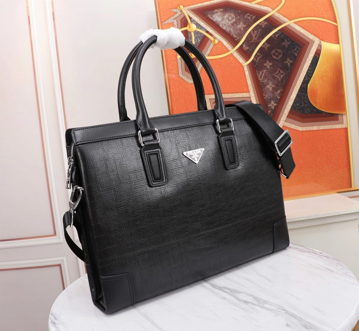 Top mirror Mens Prada Briefcases