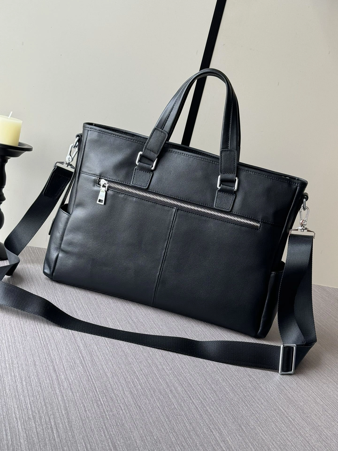 Brand-authenticated Mens Prada Briefcases