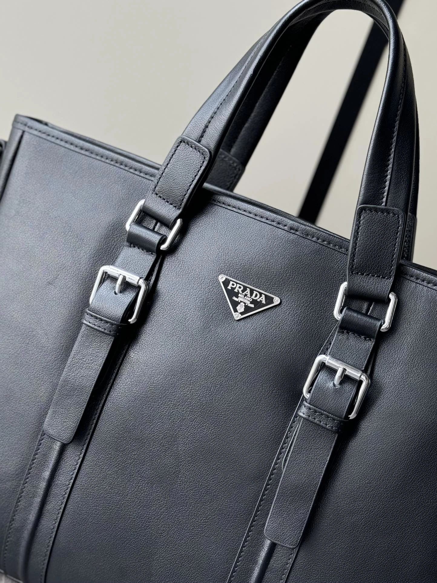 Brand-authenticated Mens Prada Briefcases