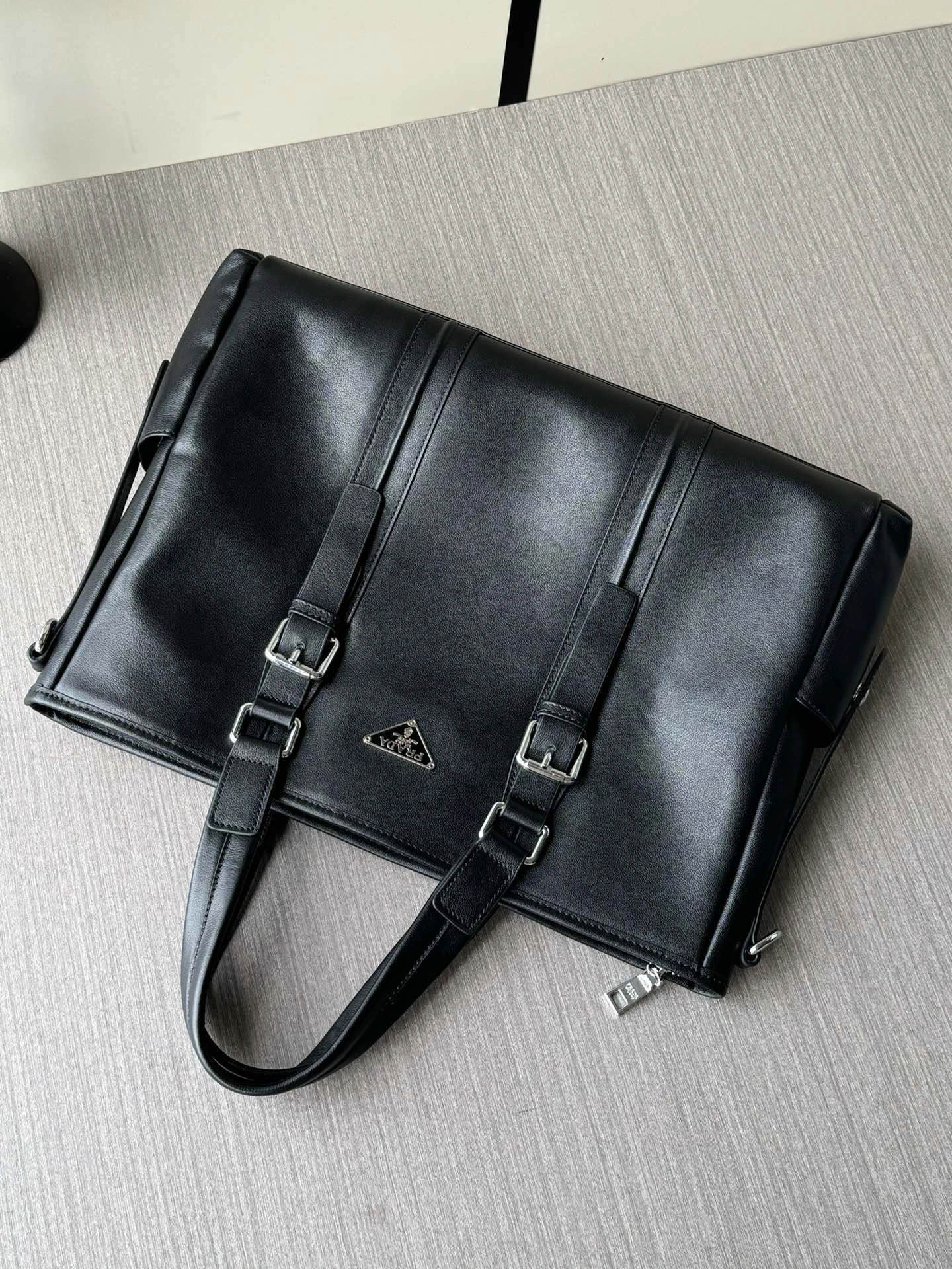 Brand-authenticated Mens Prada Briefcases