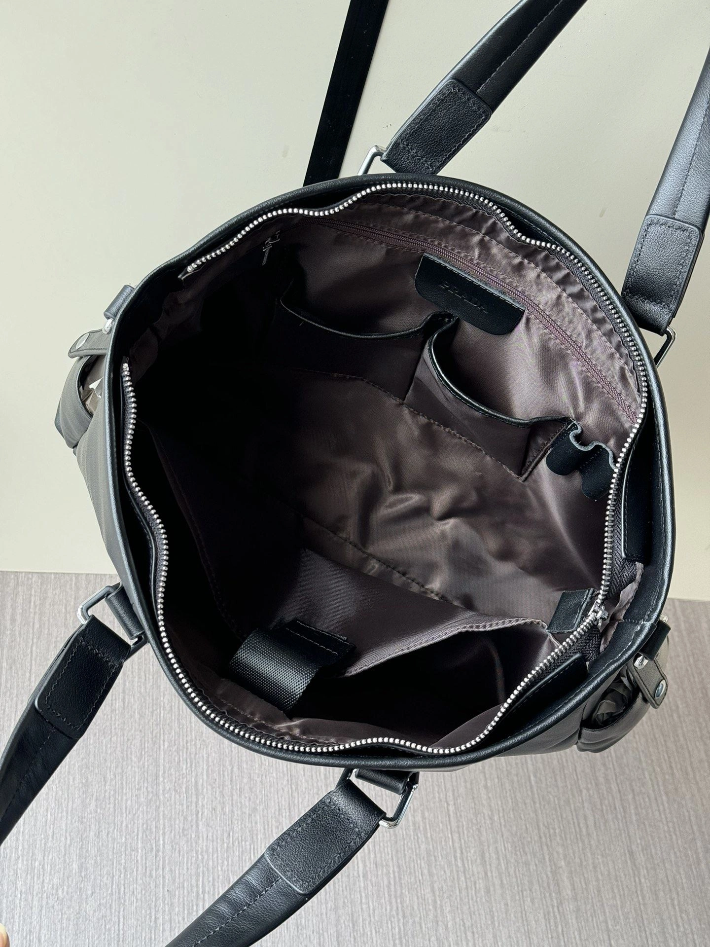 Brand-authenticated Mens Prada Briefcases