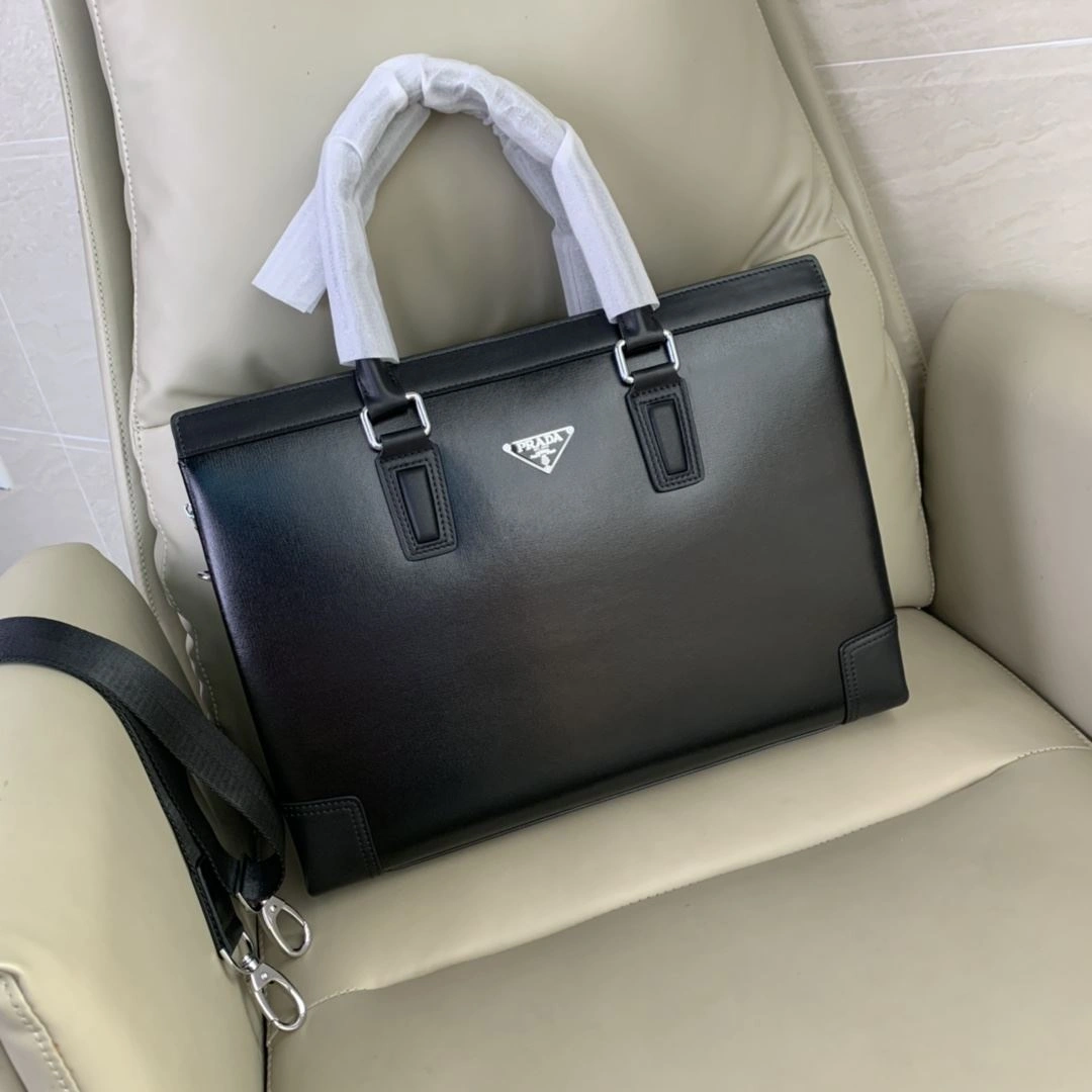 Brand-authenticated Mens Prada Briefcases
