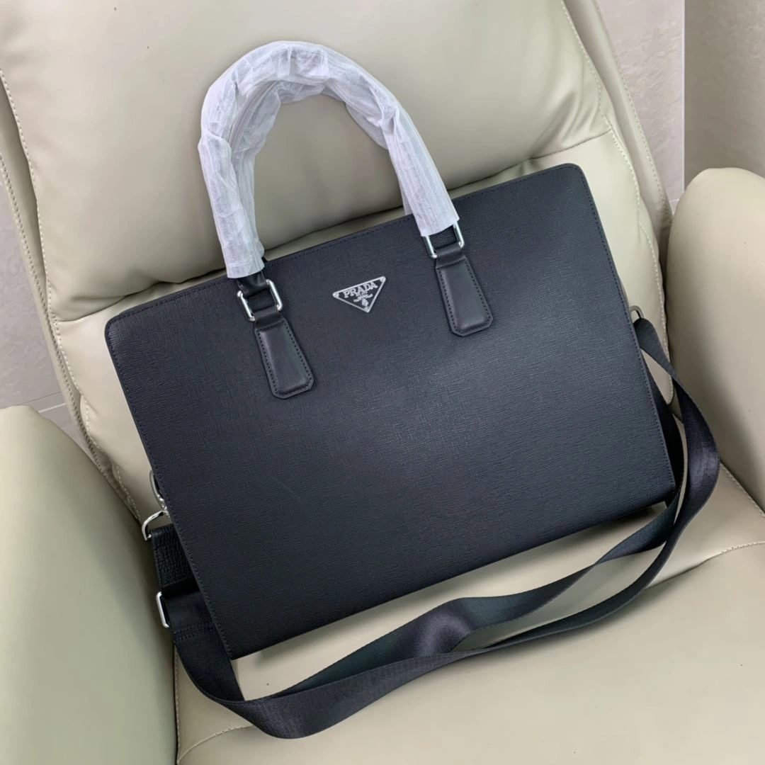 Brand-authenticated Mens Prada Briefcases