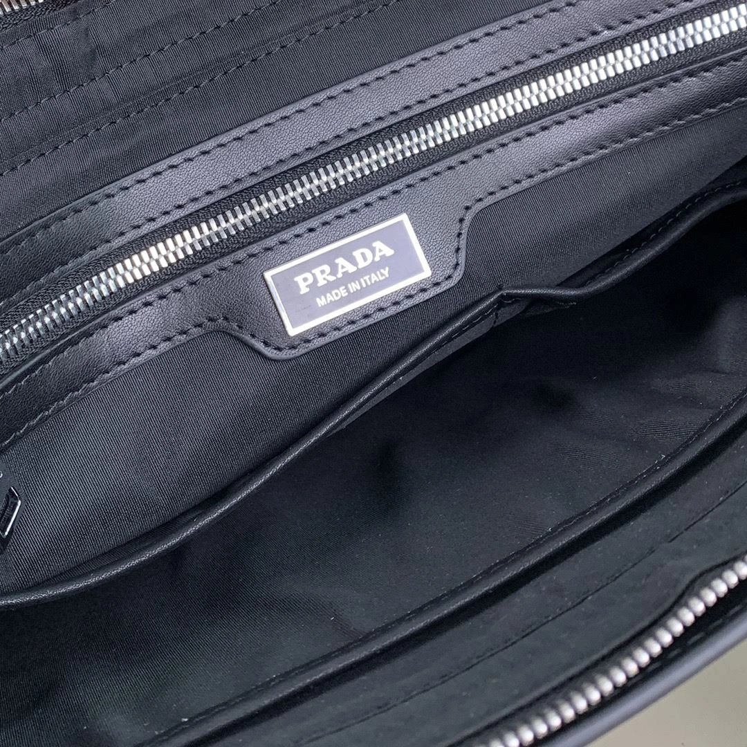 Brand-authenticated Mens Prada Briefcases