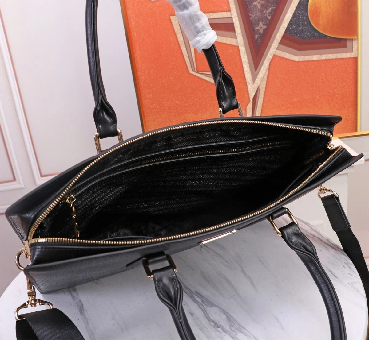 Legit Mens Prada Briefcases